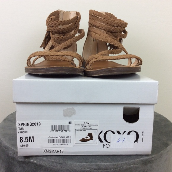 XOXO | Shoes | Xoxo Spring Tan Sandals | Poshmark